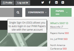 Single Sign On (SSO) explanation - PHM Society